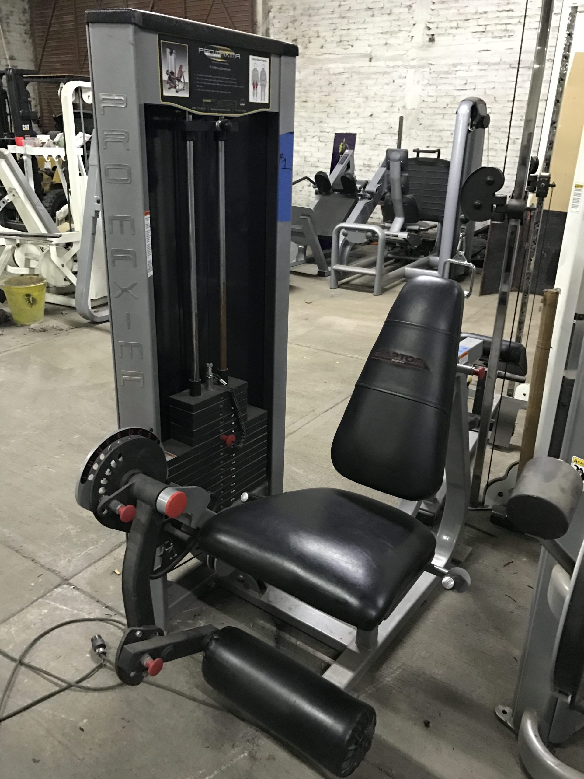 ProMaxima Raptor Leg Extension / Cuadriceps – Equipos Para Gym Steelman